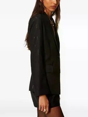 TWINSET Sequin Pinstripe Blazer