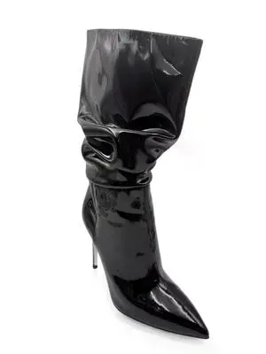 Paris Texas Patent-leather Slouchy Boots