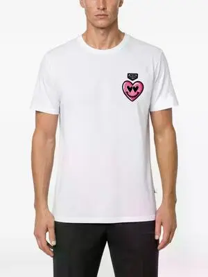 Philipp Plein Heart-patch T-shirt
