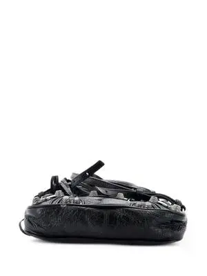 Balenciaga Le Cagole Giant Studs Leather Mini Tote Bag - Black