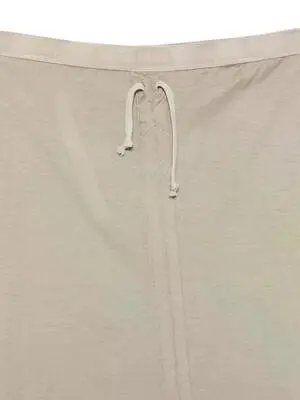 Rick Owens Drawstring-waist Slit-detail Midi Skirt
