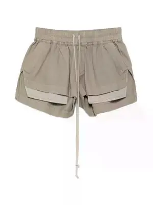 Rick Owens Drawstring Layered Shorts - Neutrals