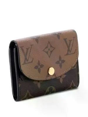 LOUIS VUITTON Rosalie Coin Purse Reverse Monogram Canvas Pouch - Brown