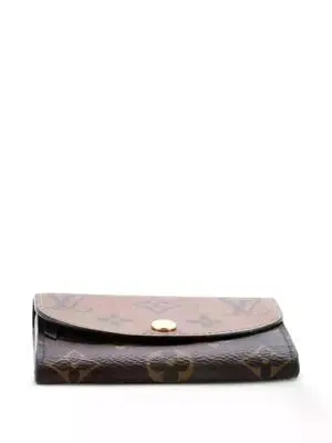 LOUIS VUITTON Rosalie Coin Purse Reverse Monogram Canvas Pouch - Brown