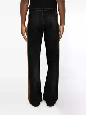 Gucci Cotton Denim Pants With Web