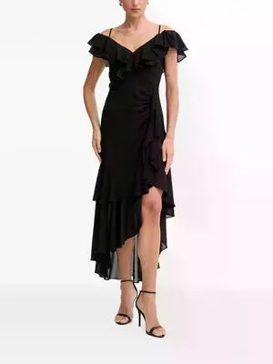 MORGAN Ruffled High-low Dress
