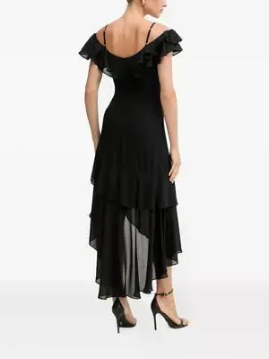 MORGAN Ruffled High-low Dress
