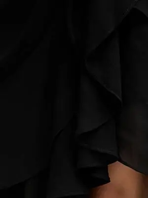 MORGAN Ruffled High-low Dress