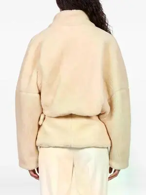 DARKPARK Cindy Buckle-fastening Wrap Coat - Neutrals