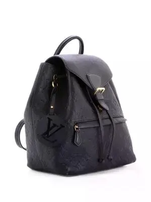 LOUIS VUITTON Montsouris Nm Monogram Empreinte Leather Pm Backpack