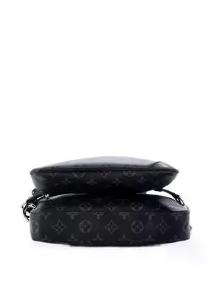 LOUIS VUITTON Trio Messenger Bag Reverse Monogram Eclipse Canvas Crossbody Bag