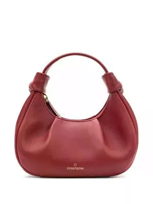 LA PORTEGNA Anita Knotted Leather Tote Bag