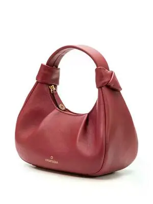 LA PORTEGNA Anita Knotted Leather Tote Bag
