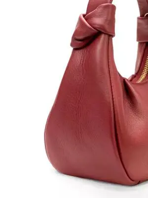 LA PORTEGNA Anita Knotted Leather Tote Bag