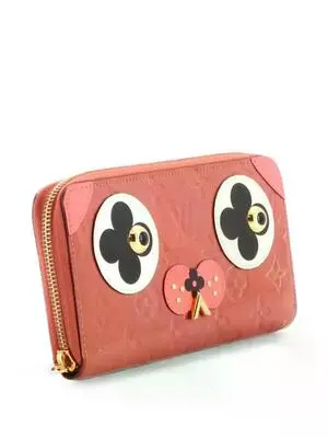 LOUIS VUITTON Zippy Wallet Limited Edition Valentine Dog Monogram Vernis Small Wallets - Neutrals