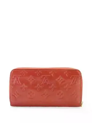 LOUIS VUITTON Zippy Wallet Limited Edition Valentine Dog Monogram Vernis Small Wallets