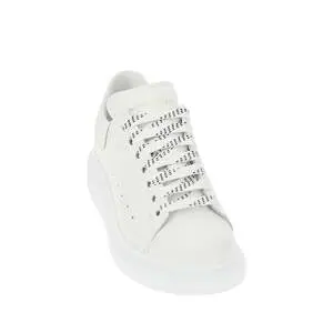 Alexander McQueen Leather Oversize Sneakers - White