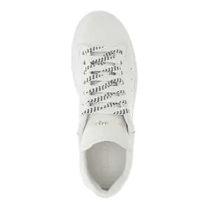 Alexander McQueen Leather Oversize Sneakers - White