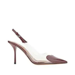 Alaïa Pvc And Leather 'le Coeur' Slingback Pumps - Red
