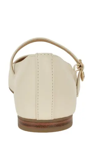 Tommy Hilfiger Savoyn Faux Leather Mary Jane Flat - Chic Bone