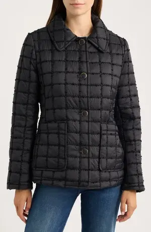 CECE DUPRAZ Quilted Barn Jacket - Black