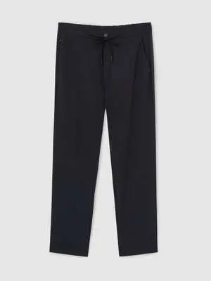 REISS Rider R-flex Technical Stretch Drawstring Trousers Tailored-fit