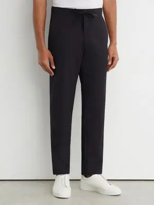REISS Rider R-flex Technical Stretch Drawstring Trousers Tailored-fit