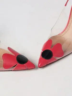 Alaïa Alaia Bloom Floral-print Leather And Pvc Slingback Pumps