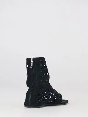 Alaïa Alai�a Vienne Suede Thong Sandals With Back Zip
