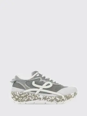 Loewe Pogo Suede And Technical Fabric Low-top Sneakers - Gray