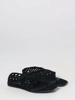 Alaïa Alaia Vienne Perforated Suede Thong Mule Sandals