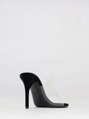 Alaïa Alaia Lambskin Mules With Fringes And High Stiletto Heel