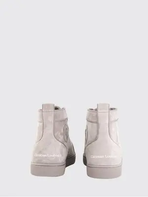 CHRISTIAN LOUBOUTIN Louis Canopy Suede High-top Sneakers