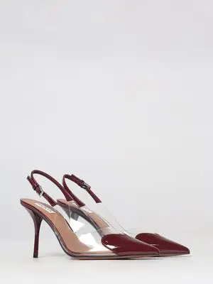 Alaïa Alaia Le Cå“ur Patent Leather And Pvc Slingback Pumps