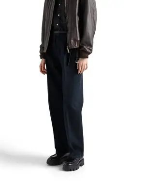 Prada Brushed Leather Loafers