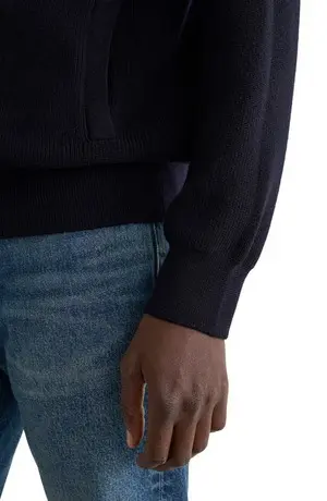 Eton Merino Wool Full Zip Cardigan