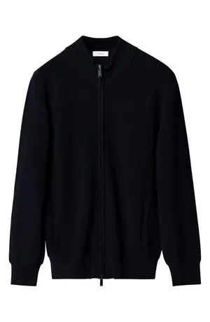Eton Merino Wool Full Zip Cardigan