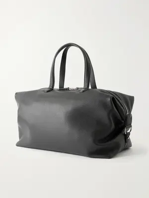 Brioni Leather Tote Bag - Black