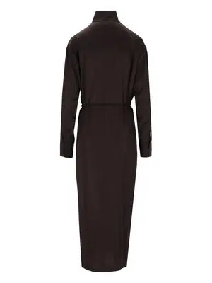 Barena Venezia Stand Collar Midi Dress