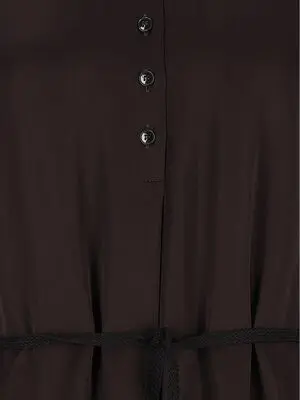 Barena Venezia Stand Collar Midi Dress