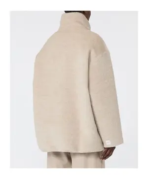 Max Mara High-neck Long-sleeve Padded Jacket - Nude