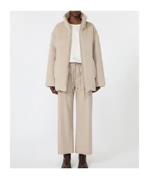 Max Mara High-neck Long-sleeve Padded Jacket - Nude