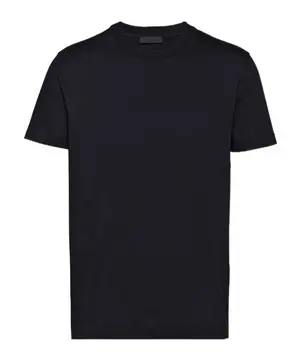 Prada Three Pack Cotton Jersey T-shirts - Black