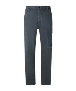 C.P. COMPANY Casual Trousers With Belt Loops - Grey