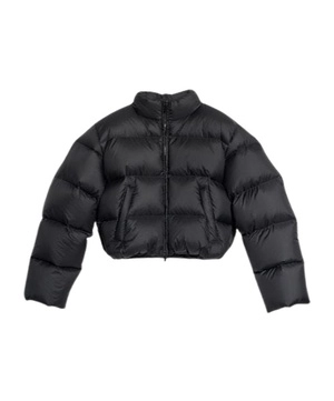 Gucci Crest Embroidered Puffer Jacket - Black