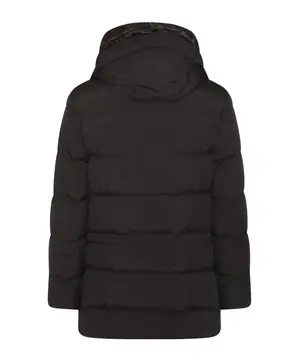 MOORER Long-sleeved Hooded Down Coat