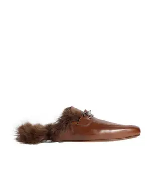 Gucci Horsebit Slipper - Brown