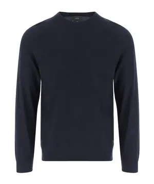 Vince Wool-cashmere Crew Neck Sweater - Black