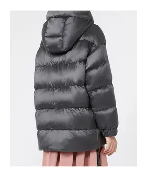 Max Mara Mtcariete Hooded Puffer Jacket - Medium Grey