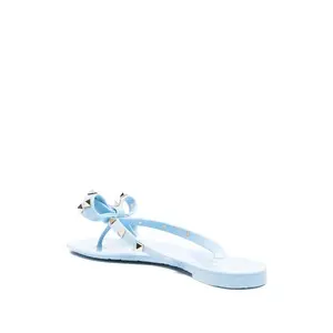 Valentino Garavani Rockstud Bow Detailed Sandals